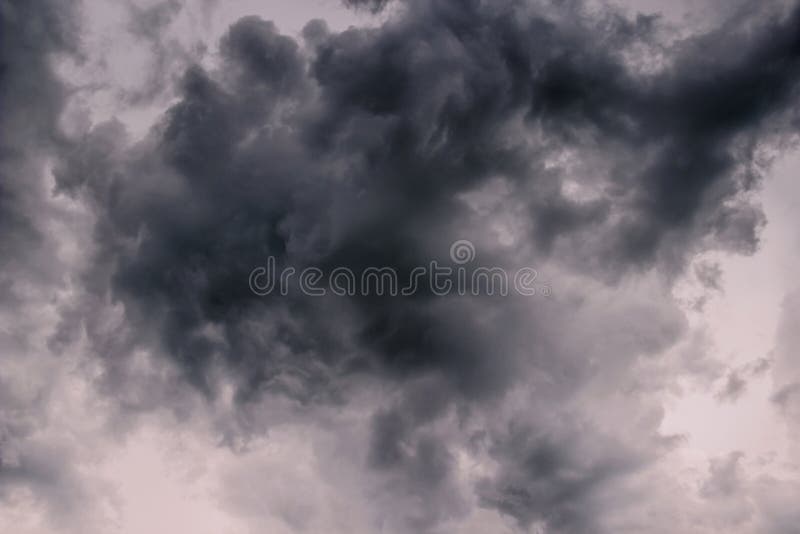 A dark stormy skies stock photo. Image of nature, outdoors - 253569956