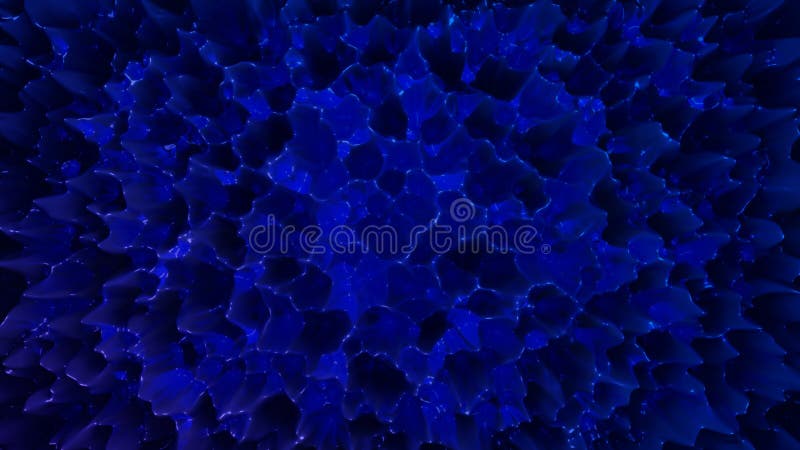 Dark, Strange and Unknown Liquid Material Ripples Flowing, Seamless ...