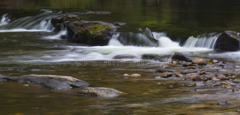Dark stream flow stock photo. Image of white, woods, water - 85629714