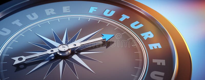 Compass Pointing Future Stock Illustrations – 436 Compass Pointing ...