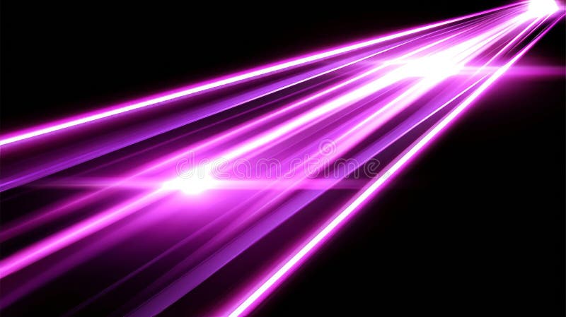 A Dark Surface is Brightened by an Abstract Beam of Purple Light Stock ...