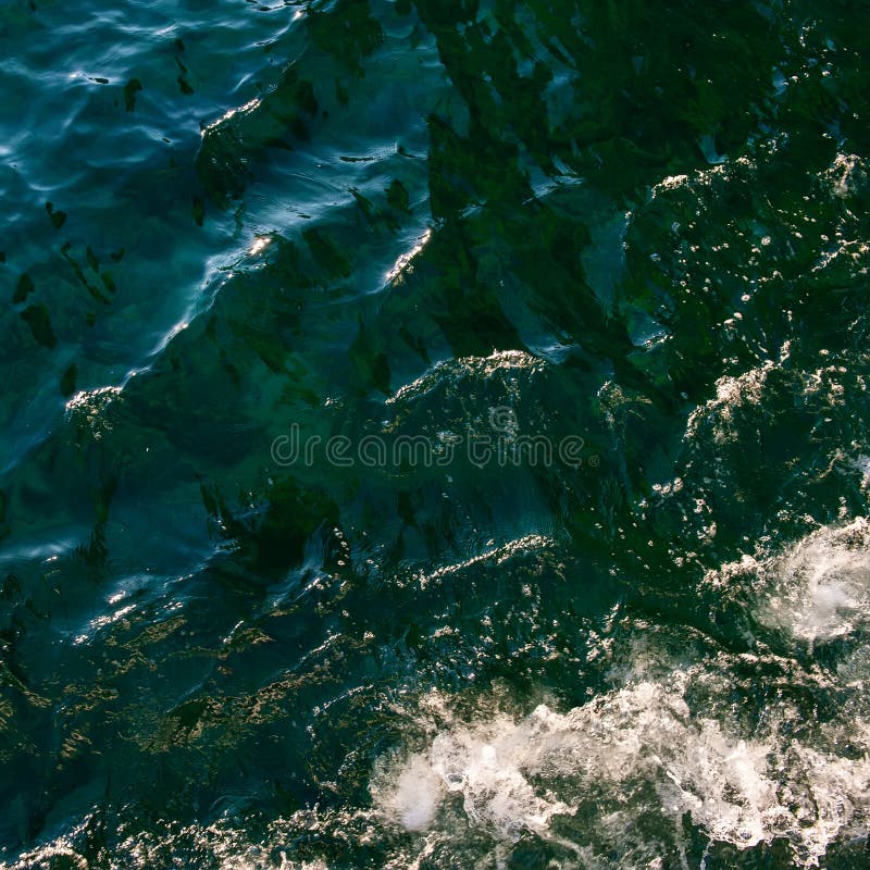 Dark Surface of Sea Water and Waves Stock Photo - Image of dangerous ...