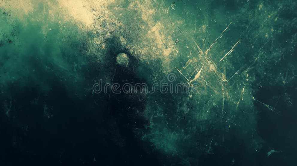 Dark Teal Abstract Texture with Gold Particles Stock Illustration ...