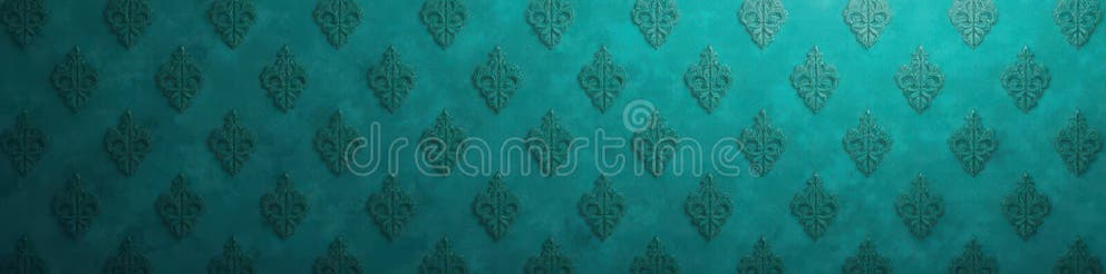 Dark Teal Geometric Wallpaper with Subtle Damask Pattern, Pattern ...