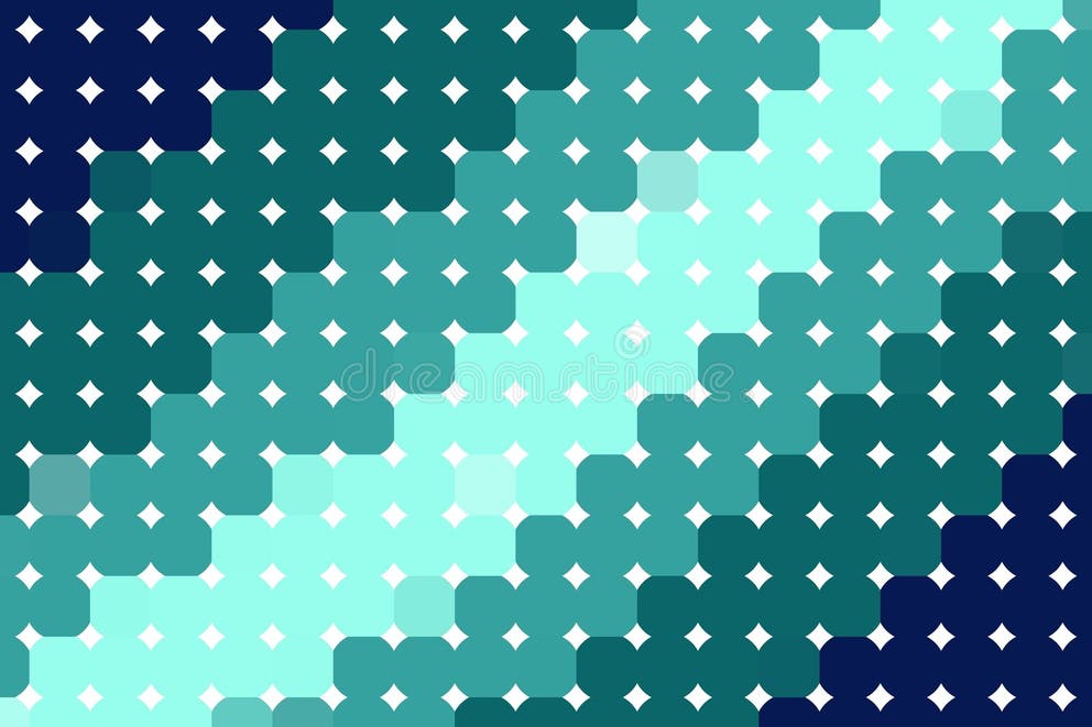 Dark Teal Square Dot Pattern with Structured Geometric Layout. High ...