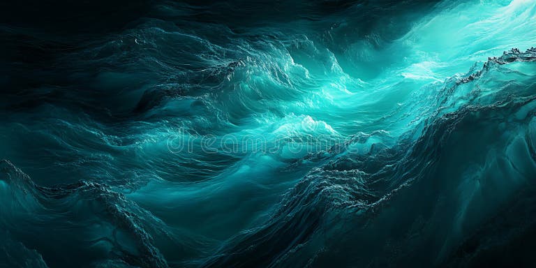 Dark Teal Ocean Waves Texture Deep Water Background Stock Photos - Free ...