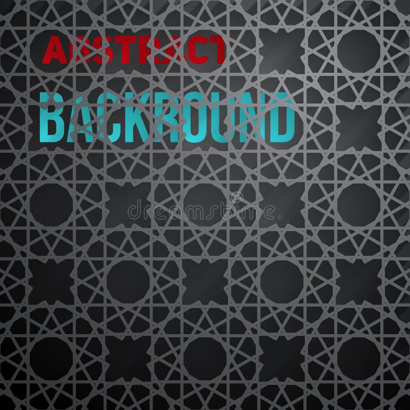 Dark Tech Abstract Background Stock Vector - Illustration of effect ...