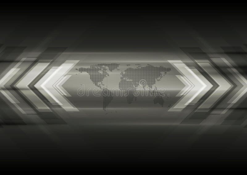 Dark technical design stock vector. Illustration of element - 10842636