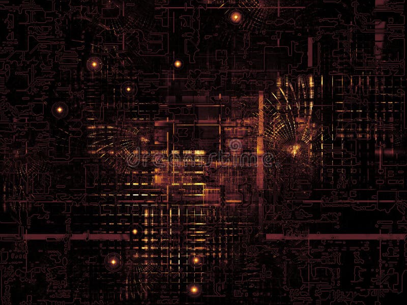 Technological Grunge Texture. Stock Image - Image of technology ...