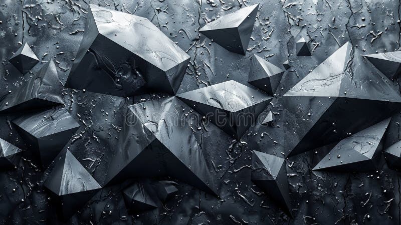 Dark Texture Design Wallpaper, in the Style of Geometry-inspired ...