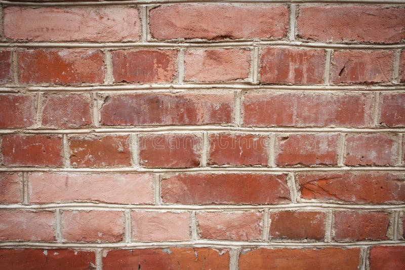 Dark Texture of Old Red Bricks Wall Background Stock Photo - Image of ...