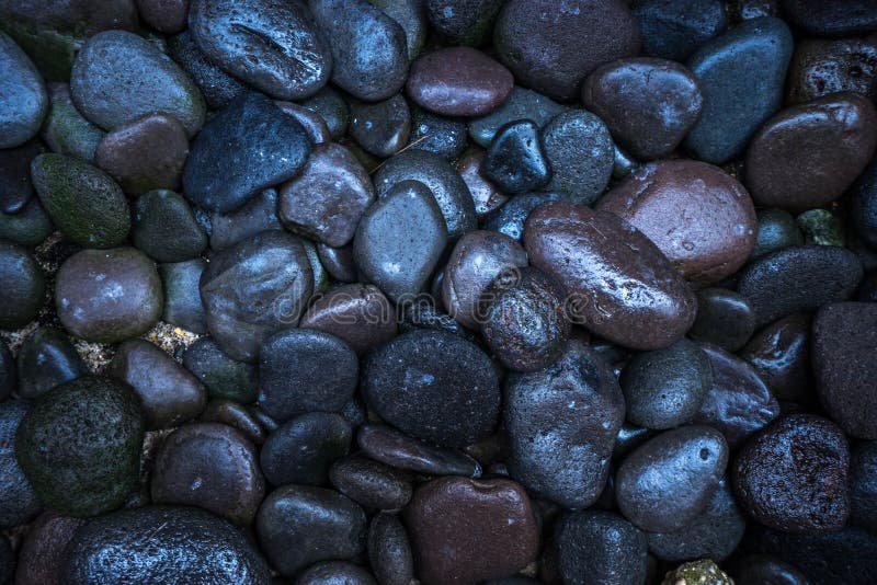 Dark Texture Pebble Closeup. Pebble Background Stock Photo - Image of ...