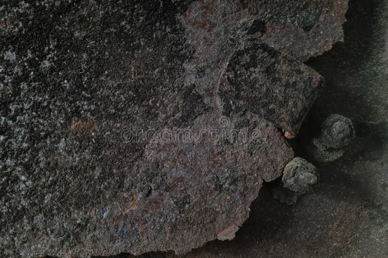 Dark Texture of Rusty Metal or Construction. Rust. Stock Image - Image ...