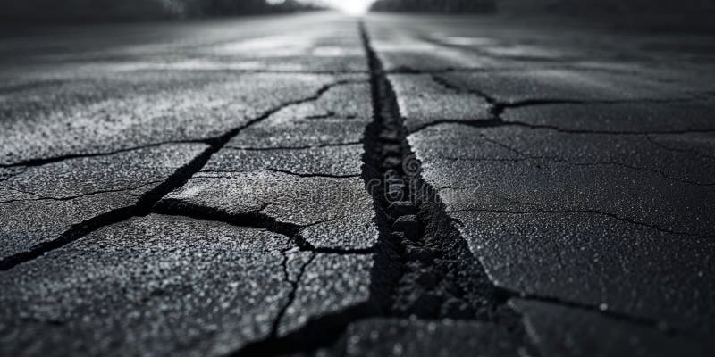 Dark Textured Asphalt Road Surface Abstract Expressionism Stock Photo ...