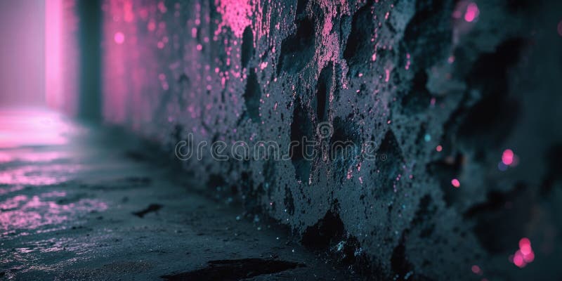 Dark Textured Concrete Surface with Contrast. Stock Image - Image of ...