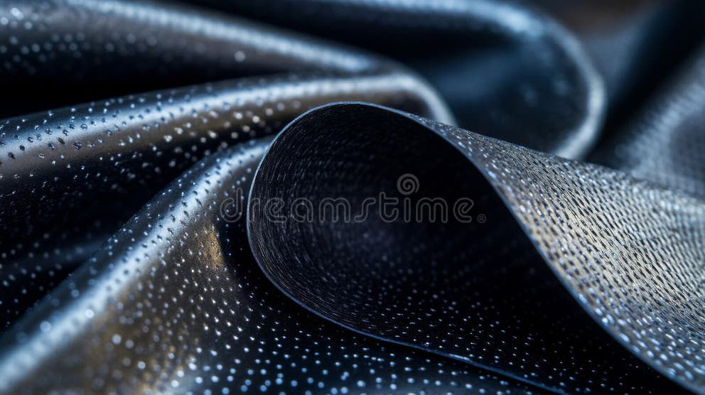 Dark Textured Fabric Showing Subtle Curves and Patterns Stock ...
