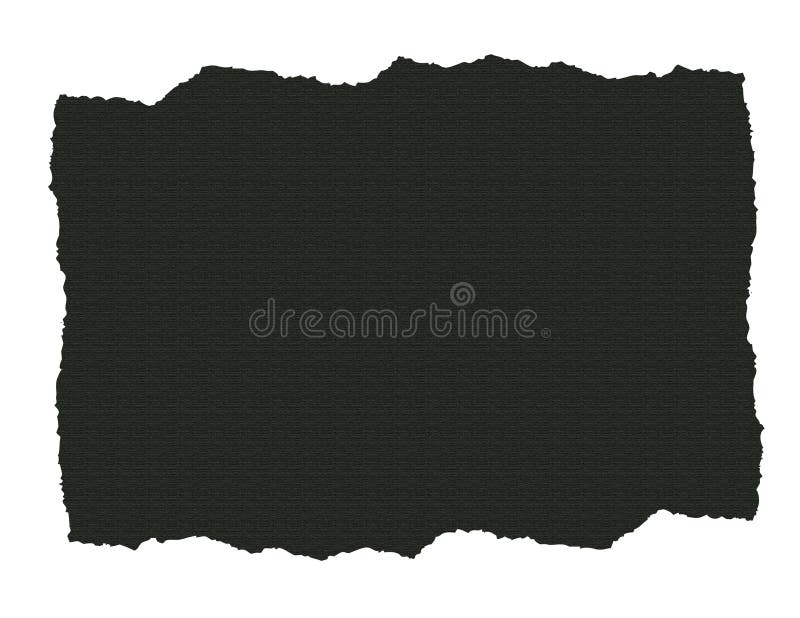 Dark Textured Paper Ripped stock illustration. Illustration of black ...