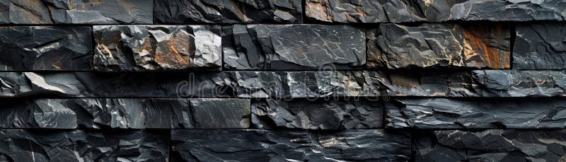 Dark Textured Stone Wall Background with Layers of Rough, Rugged Rocks ...