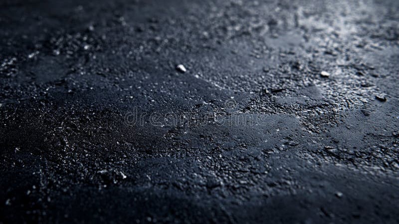 Dark Textured Surface with Granular Details Illuminated by Soft Light ...