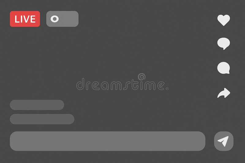 Live Stream Overlay Stock Illustrations – 1,744 Live Stream Overlay ...