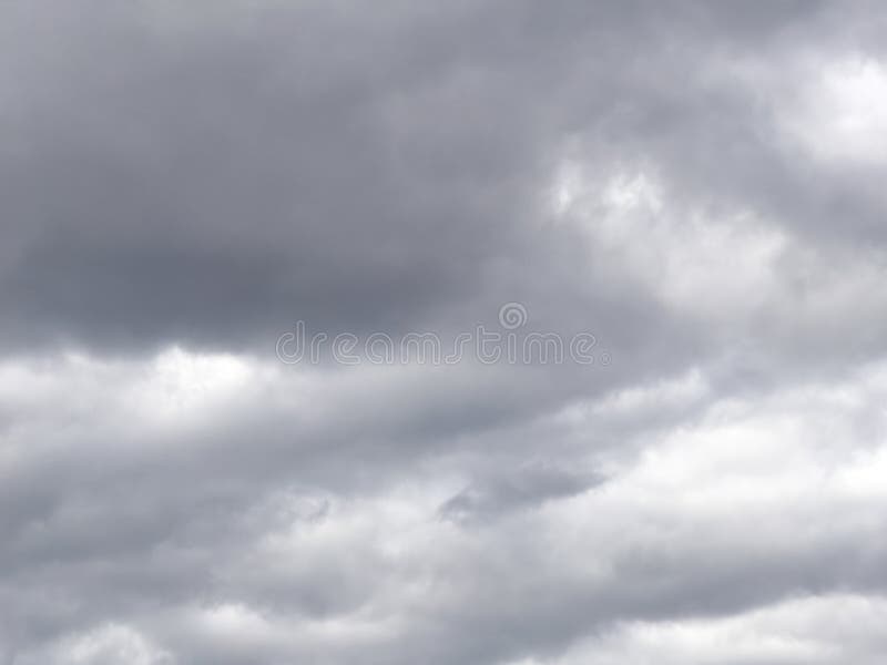 Dark, Grey Clouds in the Winter Sky Stock Photo - Image of cloud, dark ...