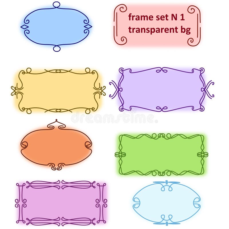 Vector Illustration Frame for Inserting Text and Pictures Vintage Fence ...