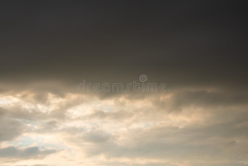 Dark Thunder Clouds on the Blue Sky. Abstract Background with Clouds on ...