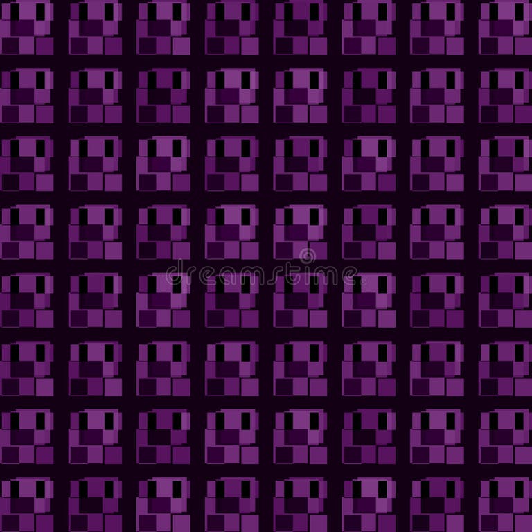 Dark Tile of Violet Intersecting Rectangles and Interweaving Bricks ...