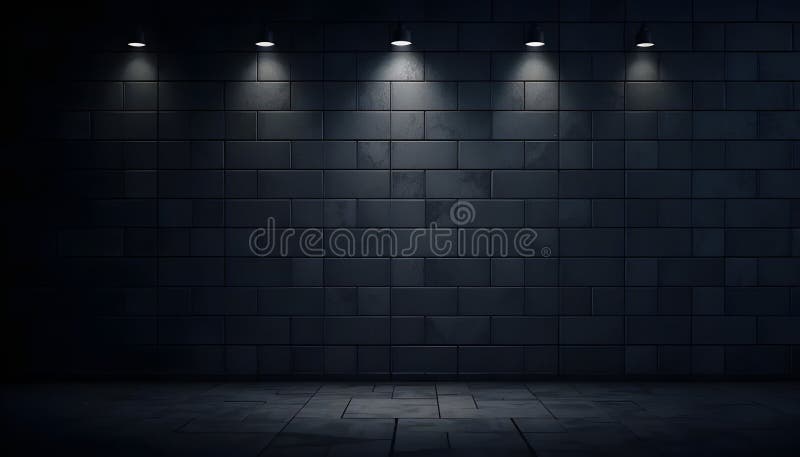 Dark Tiled Background with Dramatic Spotlight for Website Header and ...