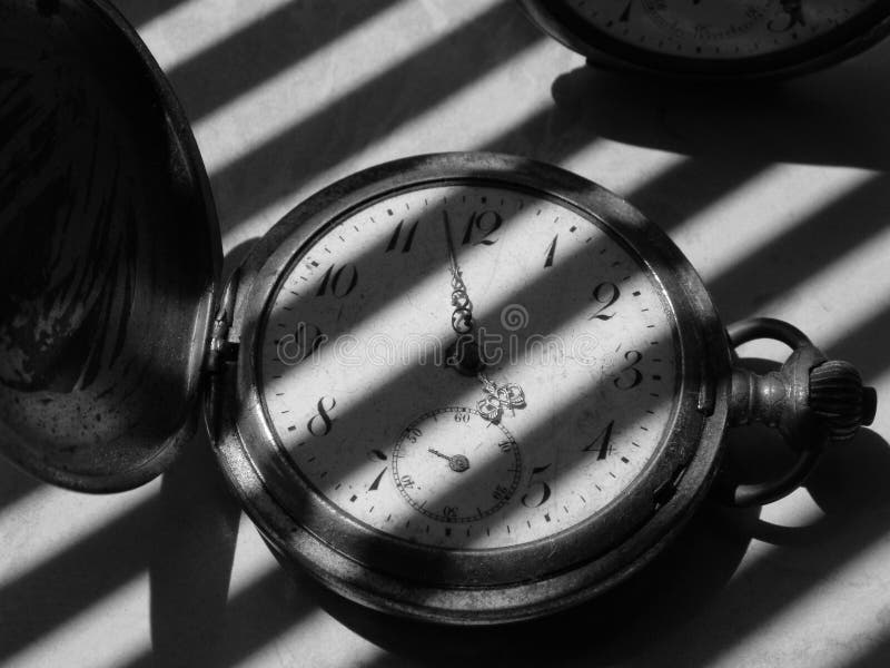 Dark Time stock photo. Image of taschenuhr, stripes, white - 86691088