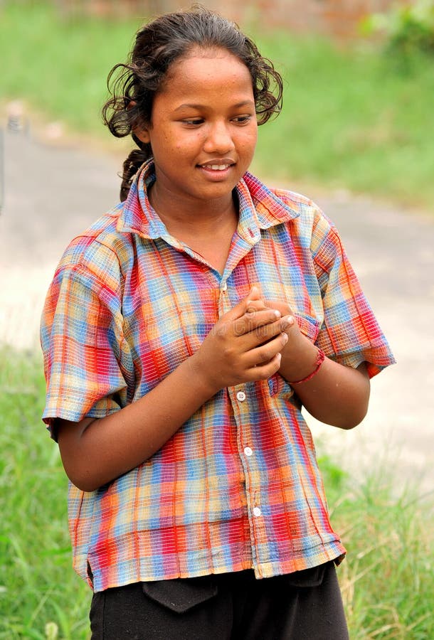 Poor girl stock image. Image of colour, expressions, childr - 8061697