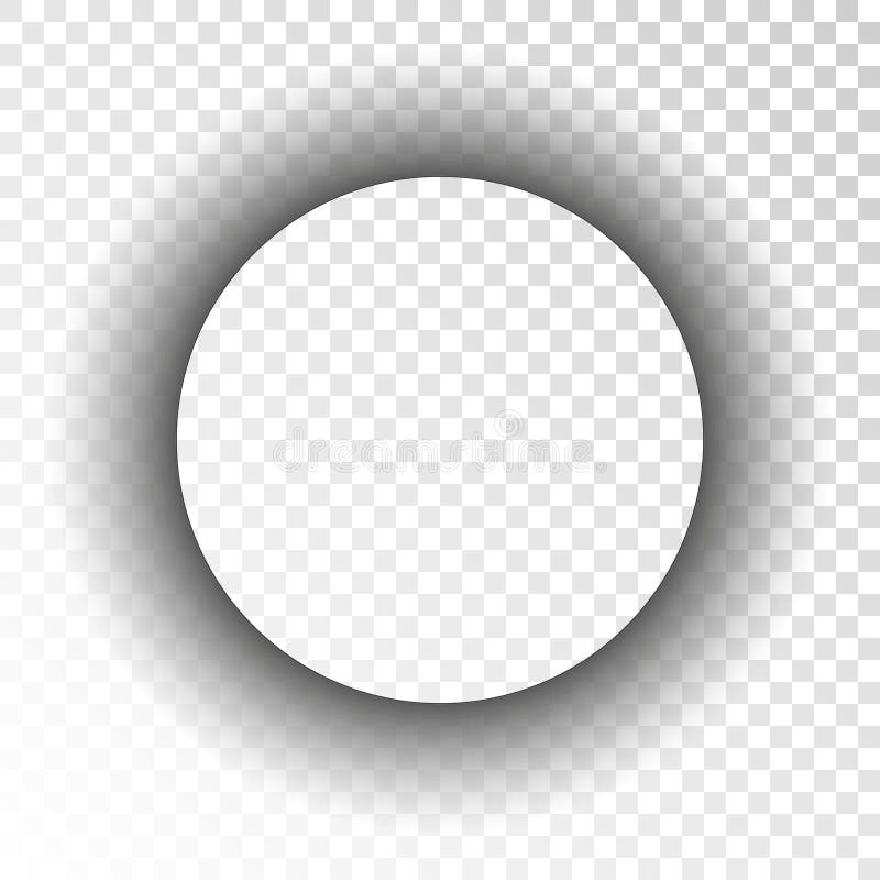 Dark Transparent Realistic Shadow. Vector Illustration Stock Vector ...