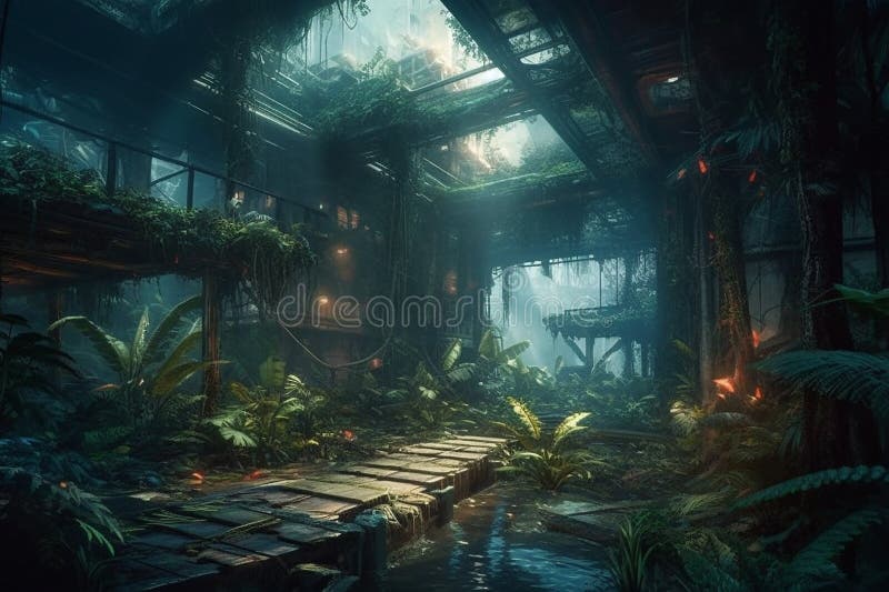 Futuristic Jungle Stock Illustrations – 2,843 Futuristic Jungle Stock ...