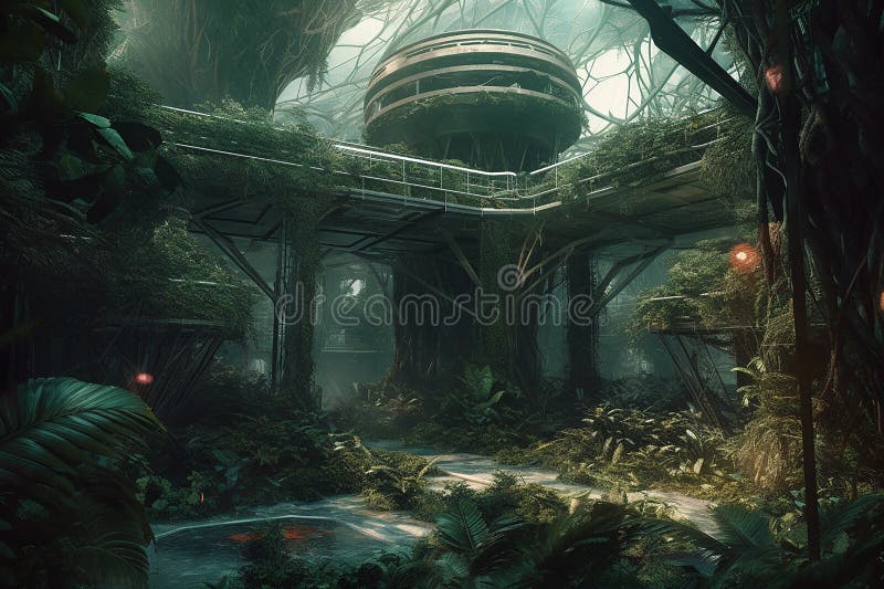 Futuristic Jungle Stock Illustrations – 2,843 Futuristic Jungle Stock ...
