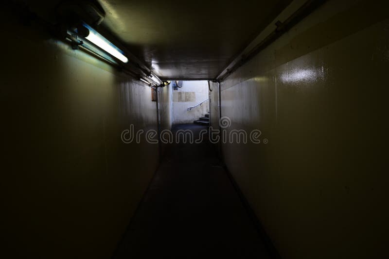 Dark underpass stock photo. Image of narrow, traffic - 137203516