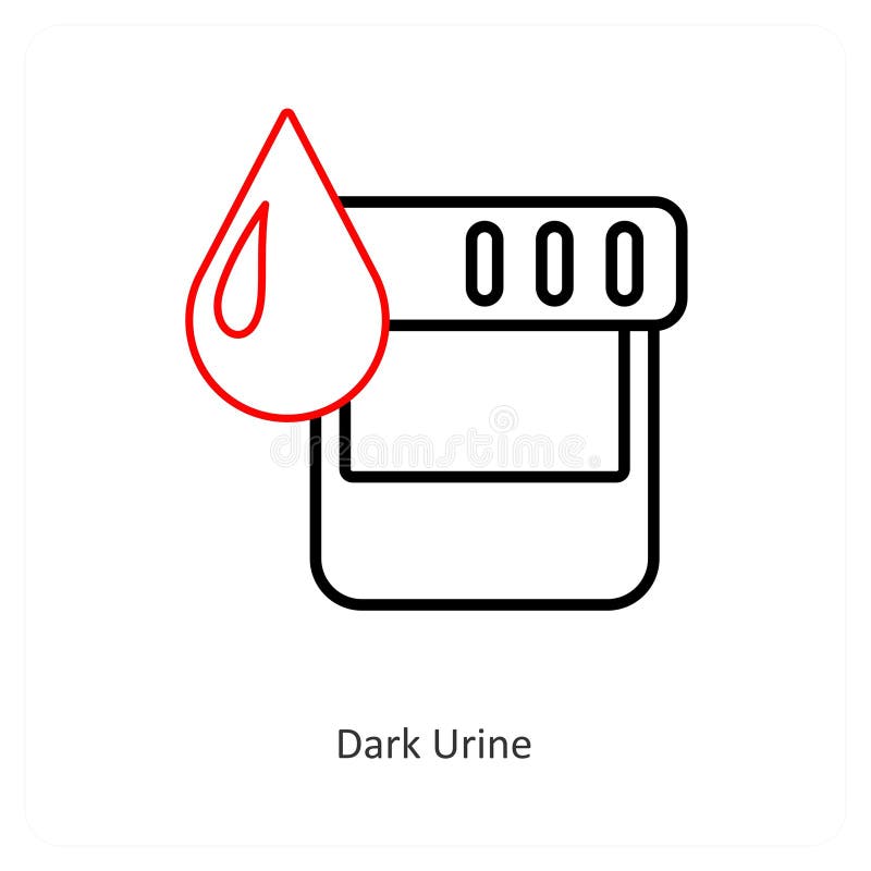 Dark Urine stock illustration. Illustration of urine - 338190720
