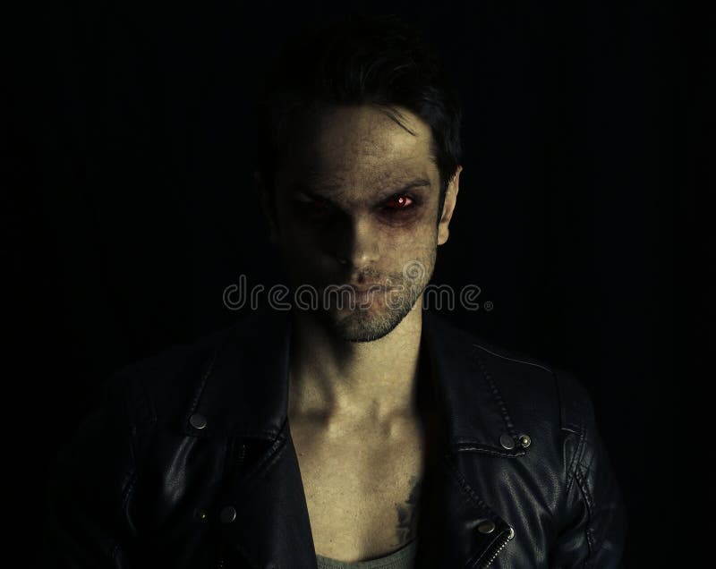 Dark vampire posing stock photo. Image of spooky, evil - 101083188