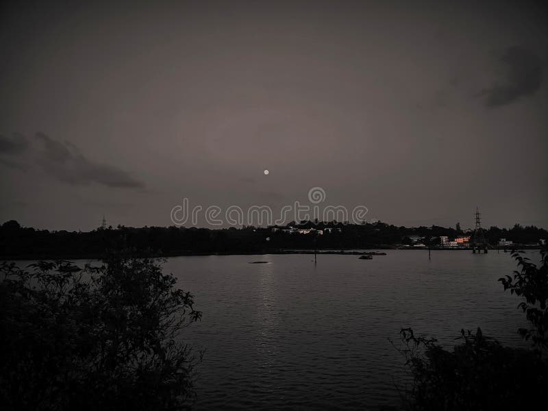 A dark vibe stock image. Image of lighting, cloud, dawn - 218457337