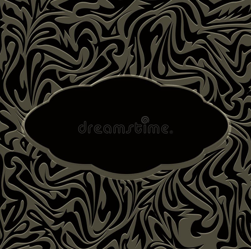 Dark Vintage Abstract Vector Background Stock Vector - Illustration of ...