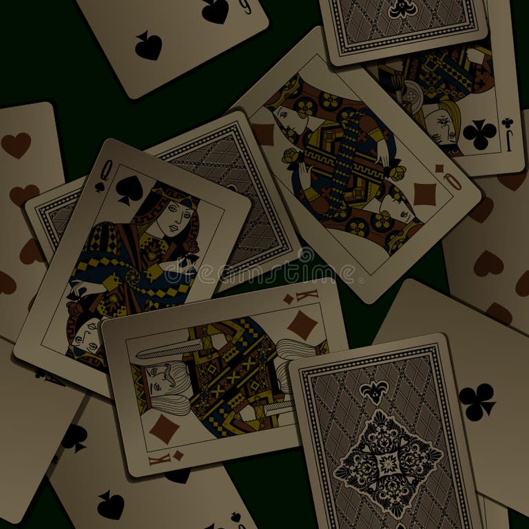 Seamless Background Playing Cards Stock Illustrations – 2,571 Seamless ...