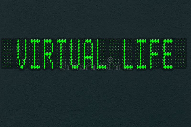 Virtual Life of Color Way stock illustration. Illustration of abstract ...