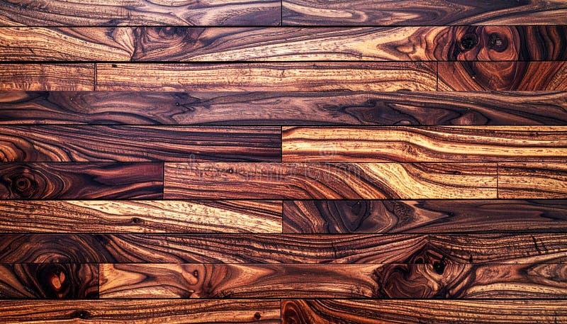 Dark Walnut Wood Texture Background, Surface Showcases Intricate Grain ...