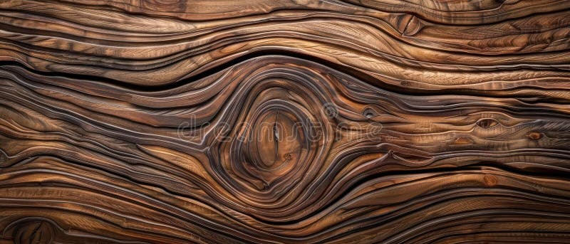 Dark Walnut Wood Texture with Intricate Natural Patterns Stock ...