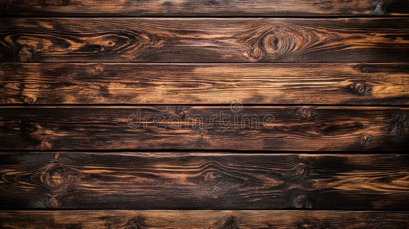 Dark Walnut Wooden Texture Showcases Rich Brown Tones in a Polished ...