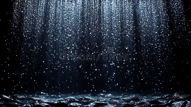 Dark Water Droplets Falling, Background, Texture, Overlay Stock ...