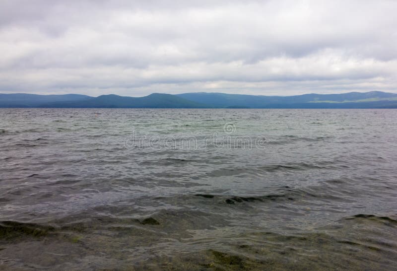 Dark Water Lake. Sea Small Waves of Textures Stock Image - Image of ...