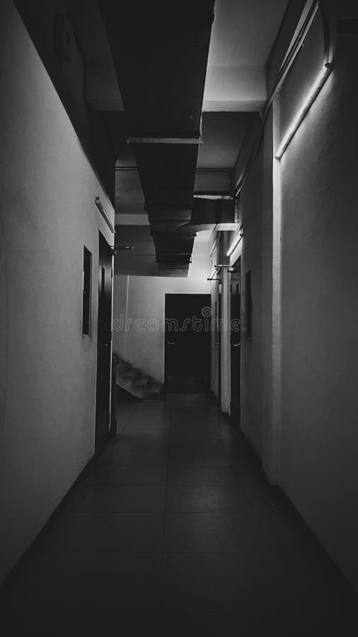 The Dark Way stock image. Image of snapshot, light, shadow - 208445661