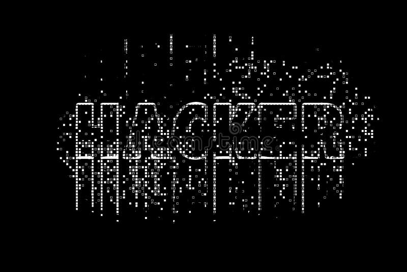 Dark Web and Hacking Concept with Word and Digital Binary Lines on ...