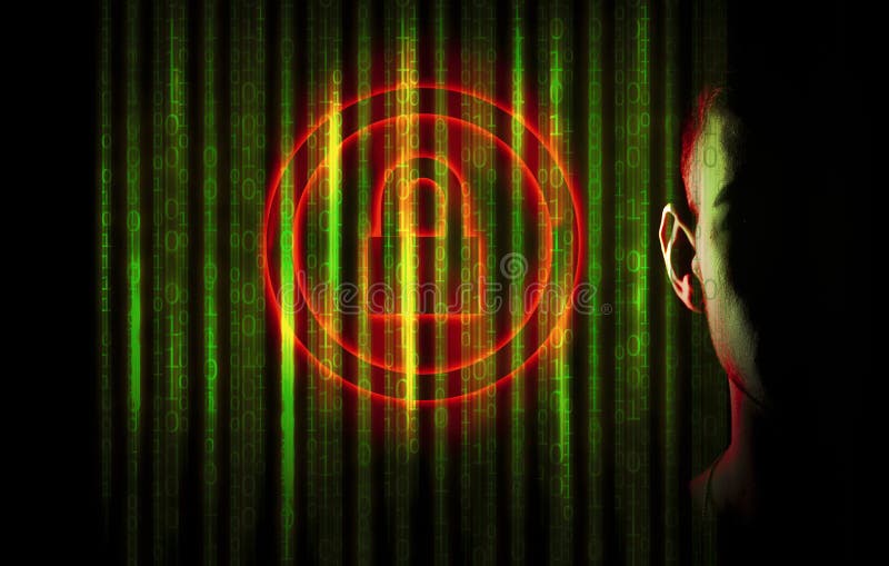 The dark web hooded hacker stock image. Image of broken - 130130781
