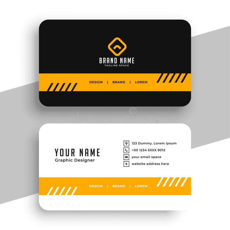 Business or Visiting Card Template with a Cut Out Pattern. May Be Used ...